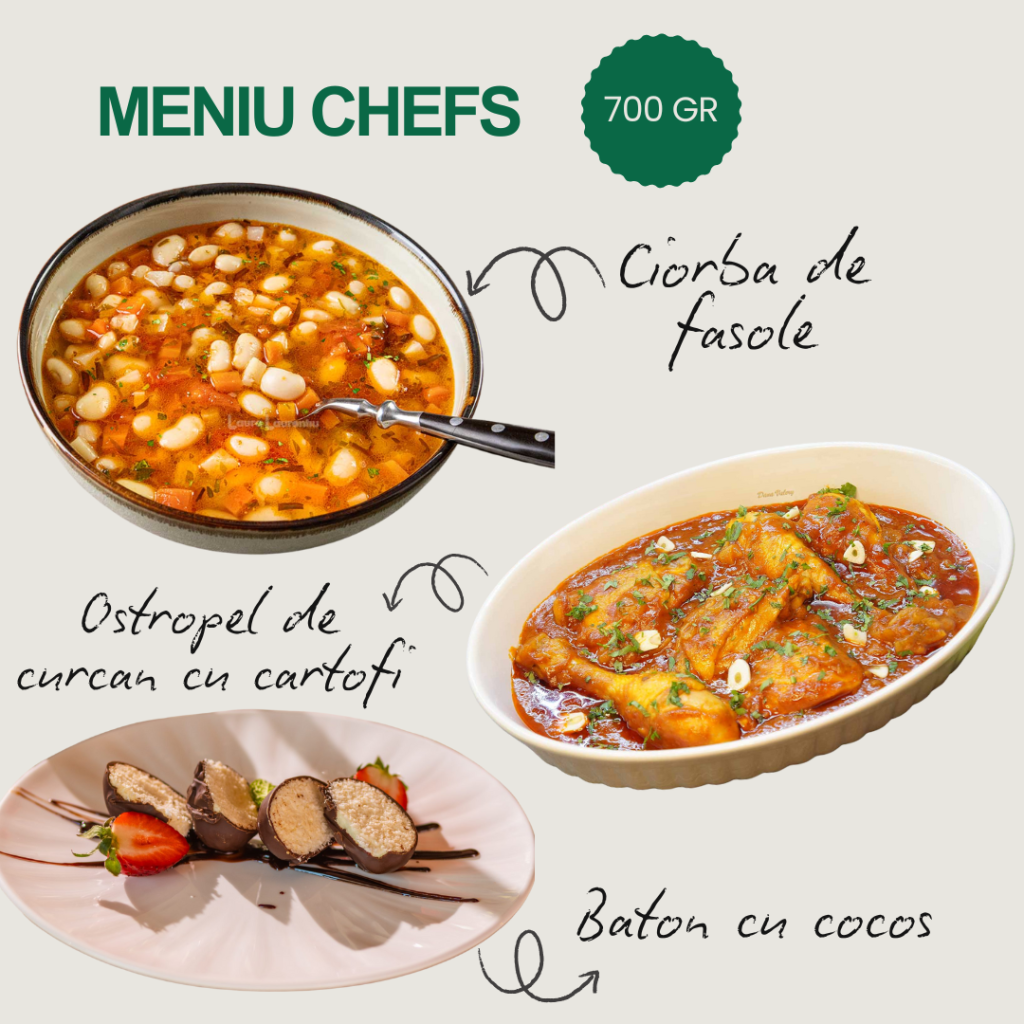 MENIU CHEFS - Livrare Bucuresti si Ilfov - Chefsuperfood